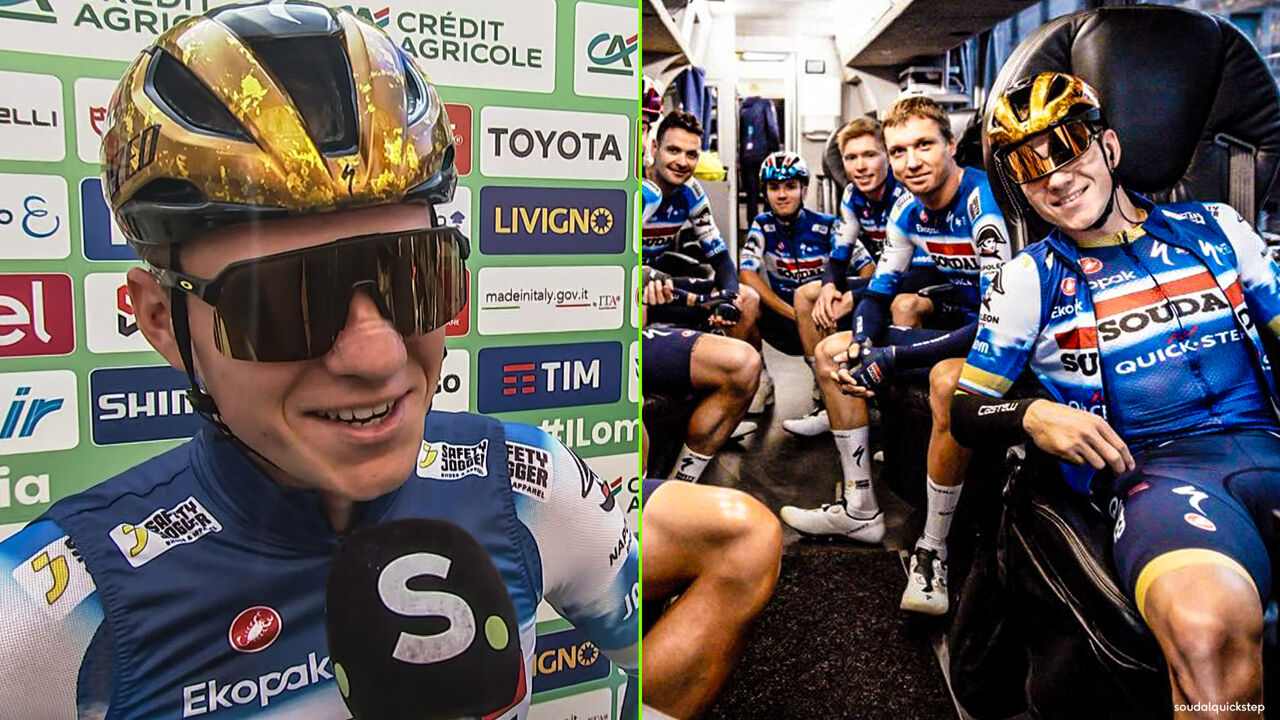 Ontspannen Remco Evenepoel werpt zich op als waarzegger in Lombardije ...