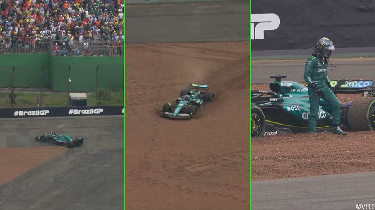 Slippen tijdens de formatieronde en je dan nog eens parkeren in het ...