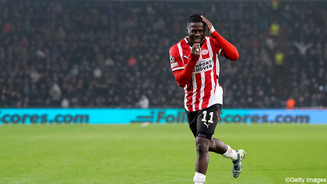 Johan Bakayoko scoort heerlijk doelpunt in demonstratie PSV tegen ...