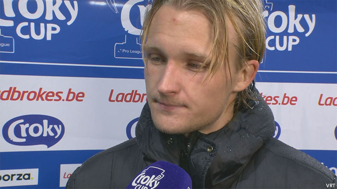 Een lach kan er niet af bij matchwinnaar Kasper Dolberg: "Hij is een stille genieter" | sporza