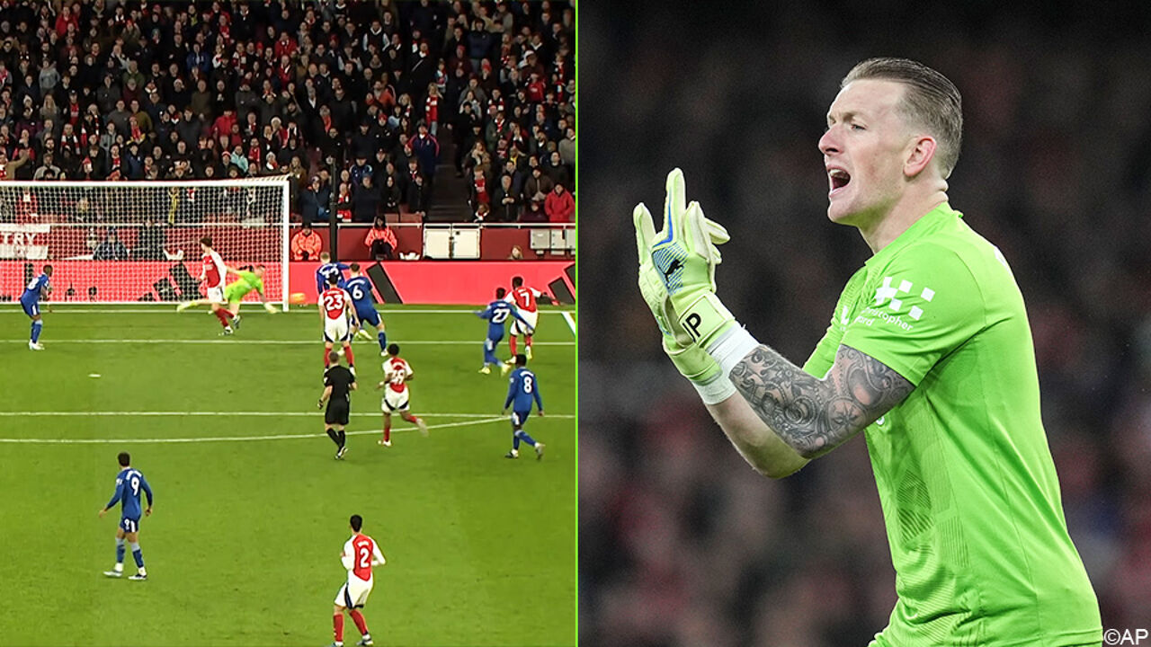 Arsenal geraakt niet voorbij Everton-doelman en Engels international ...