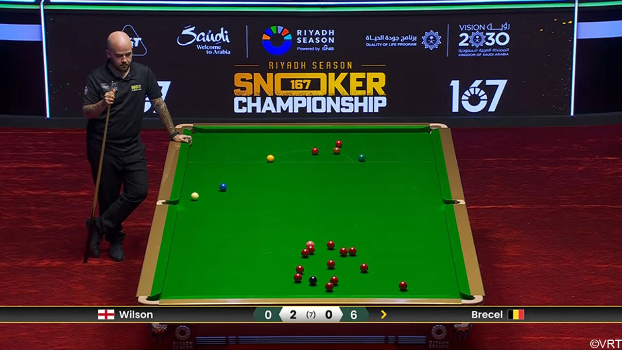 Luca Brecel werkt zich - met een gelukje - voorbij wereldkampioen Kyren ...