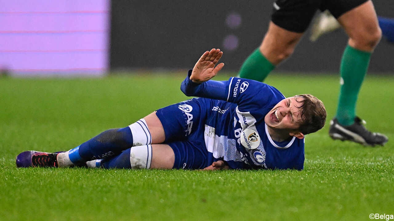 Nieuwe klap voor AA Gent: spits Max Dean is rest van het seizoen out ...