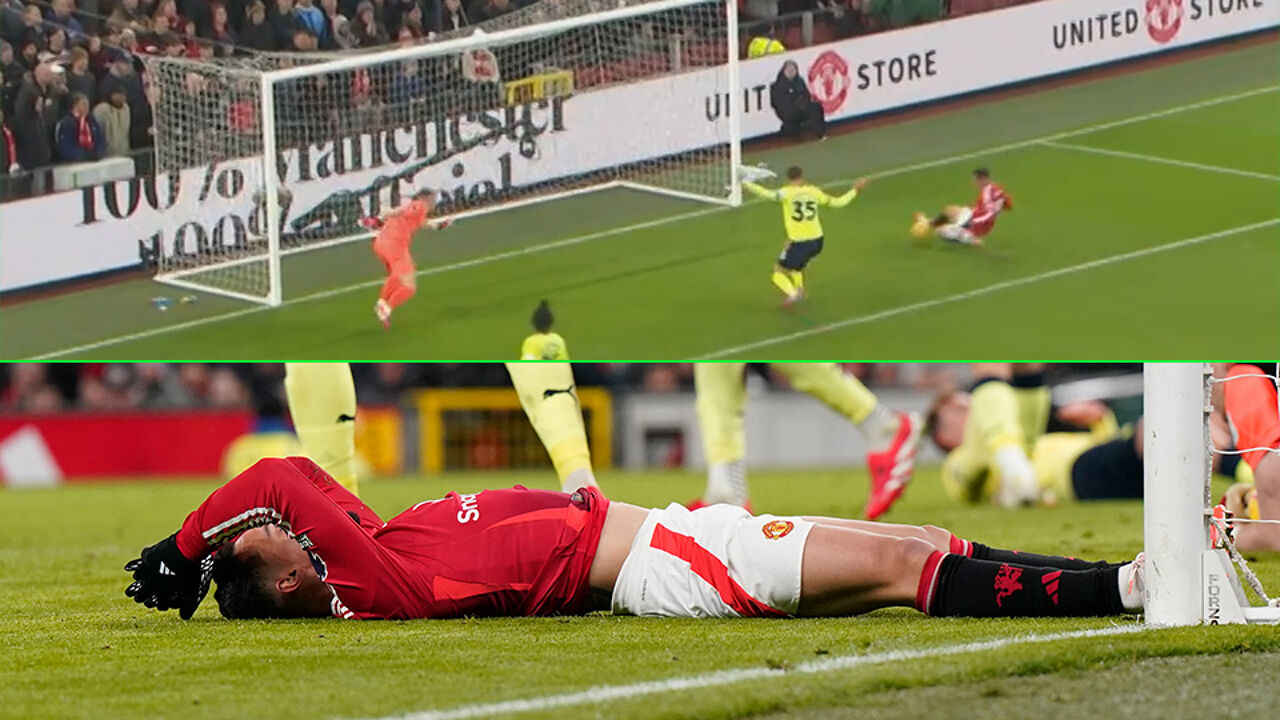 "Hij hoefde de bal maar te controleren!": Enorme misser duwt Antony nog ...