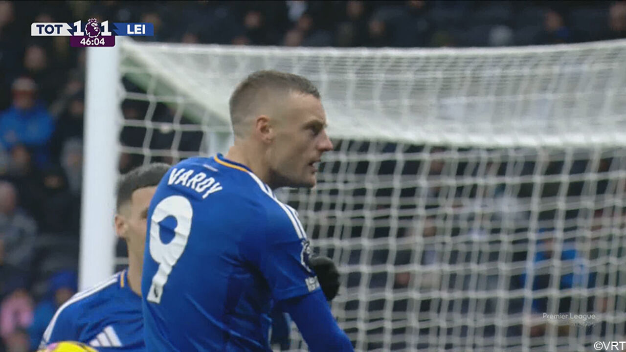 VIDEO - Vardy legt Spurs-fans het zwijgen op met een vingertje voor ...
