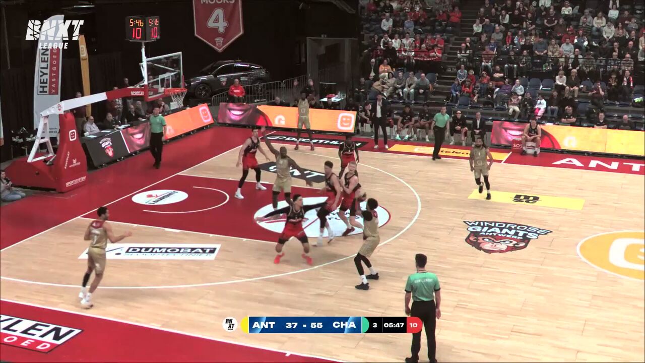 Antwerp Giants gaan stevig onderuit tegen Charleroi: 72-94 | sporza