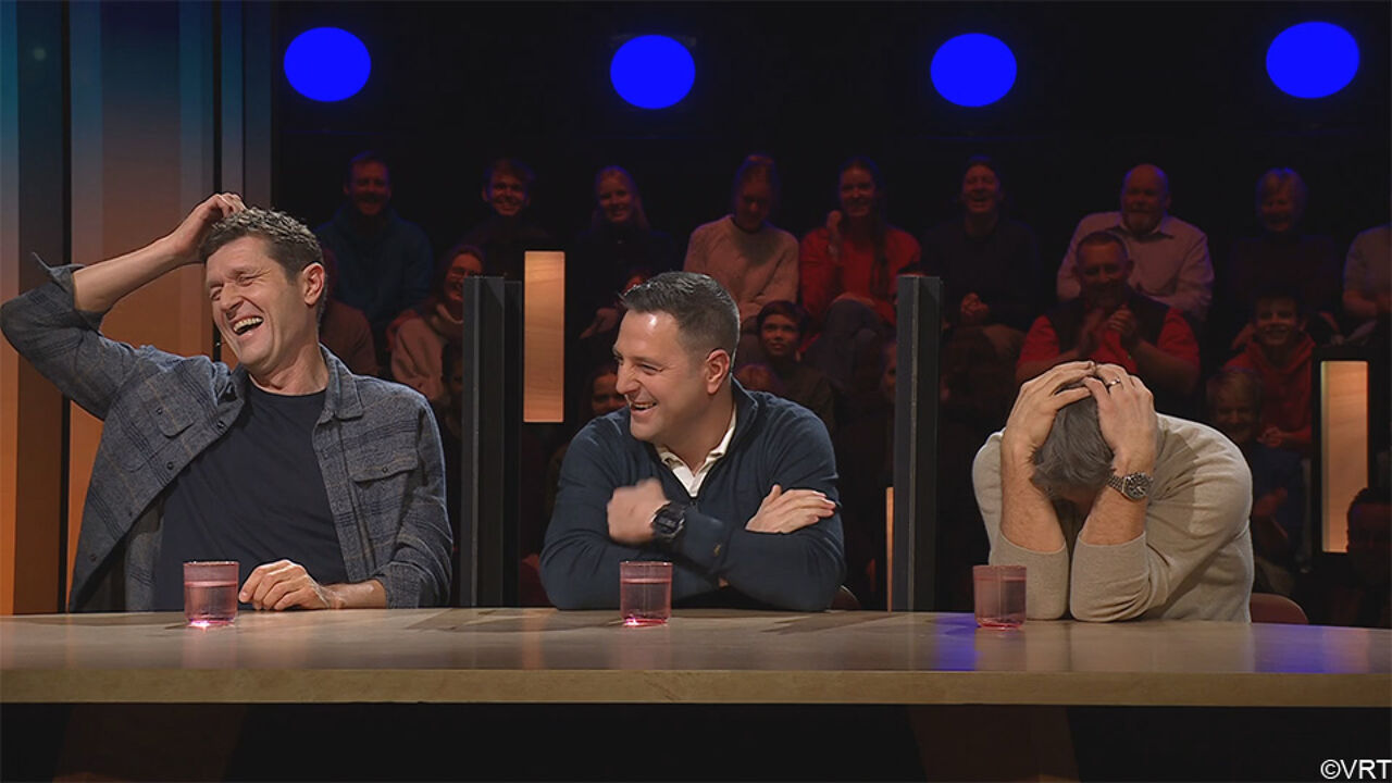 Zingende Gert Verheyen, Wesley Sonck en Frank Boeckx in De Dag van ...