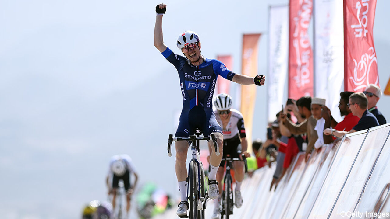 David Gaudu is sterkste op steile slotklim in Ronde van Oman, Cian ...