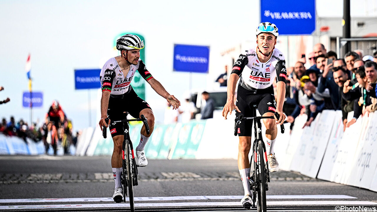 UAE boven in de Algarve: João Almeida gunt ploegmaat Jan Christen de ...