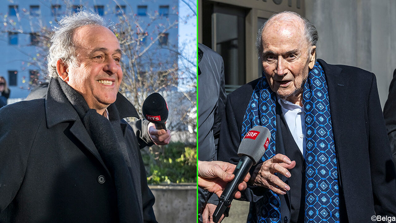 "Een contract is een contract": ex-voetbalbobo's Platini en Blatter ...