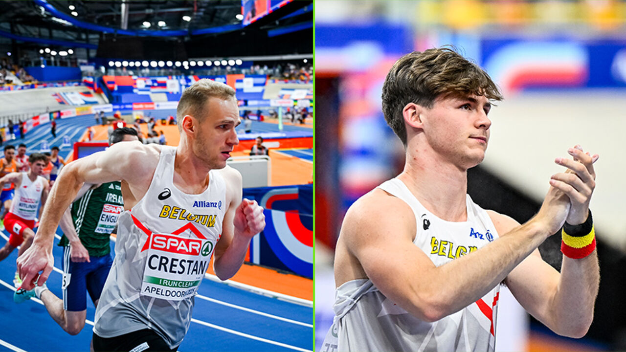 EK indoor atletiek: Crestan vlot naar 800m-finale, Hauttekeete bekroont sterke zevenkamp met ...