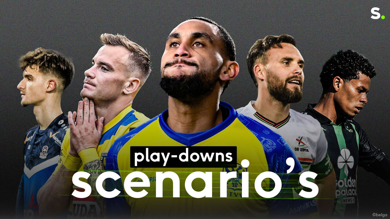 Nog 5 ploegen dreigen in play-downs te belanden: dit zijn de scenario's voor de slotspeeldag ...