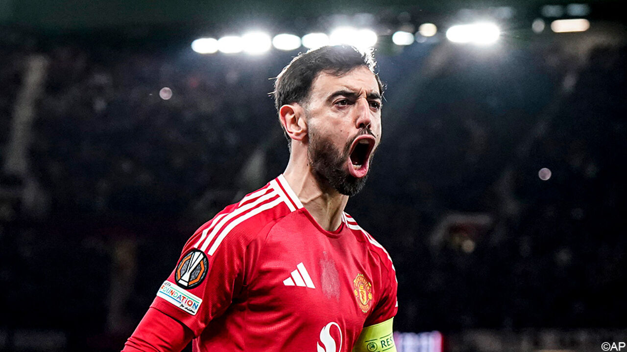 Manchester United en Bruno Fernandes maken Real Sociedad monddood vanaf ...