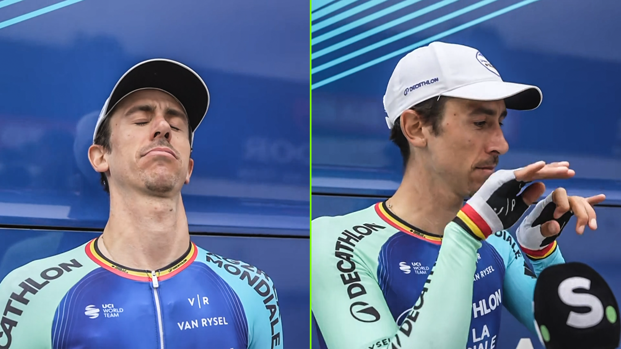 Dries De Bondt vloekt na winst medevluchter en "pédaleur de charme" Dversnes: "50 meter ...