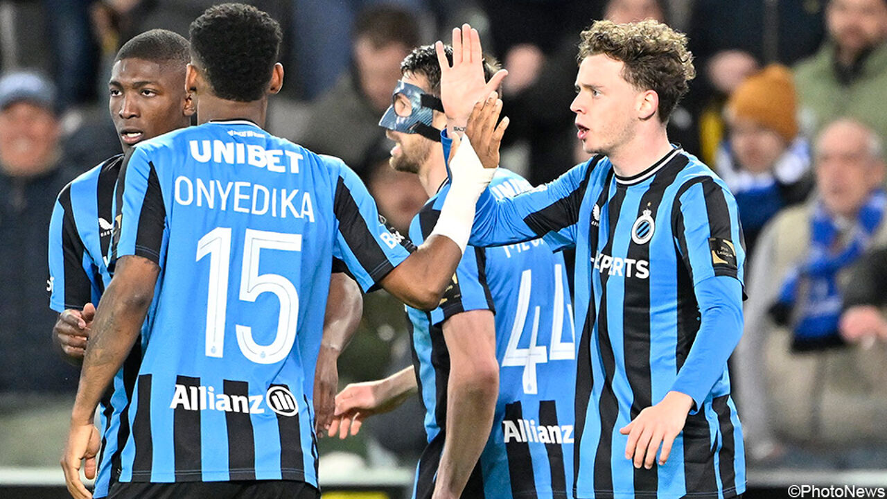 Club Brugge verdeelt en heerst in spektakelpot tegen Charleroi, maar ...