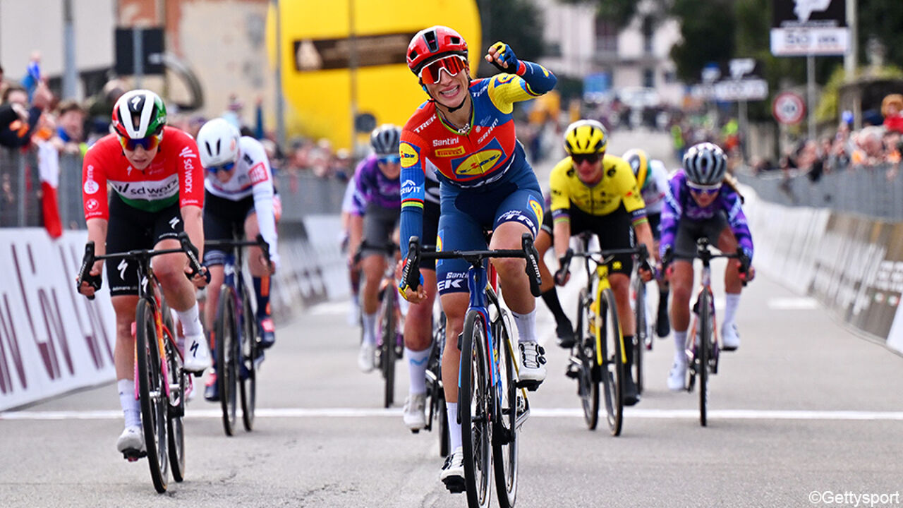 Lambo Borghini was de winnende ploeg in Trofeo Alfredo Binda | sporza
