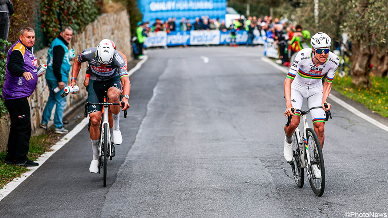 Beste passage op de Poggio ooit? 3 pijlen van Pogi, maar ook counter ...