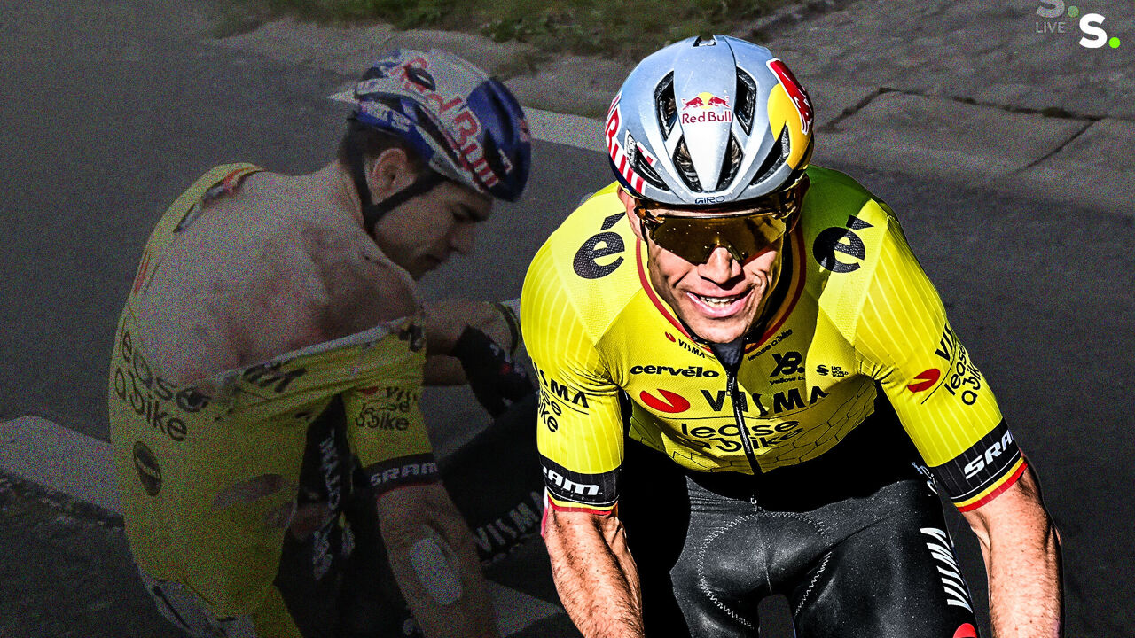 Een jaar na de val die alles veranderde: draagt Wout van Aert nog ...