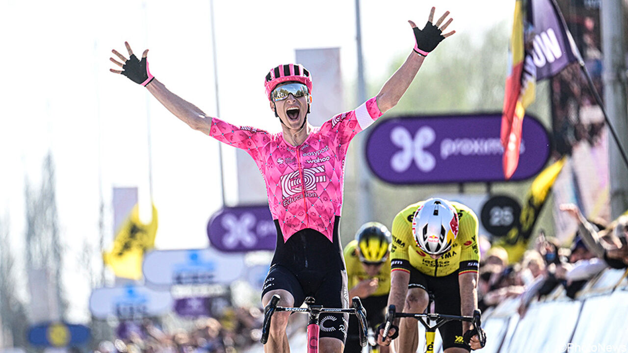 Wat een anticlimax voor Visma-Lease a Bike: Neilson Powless vloert drie ...