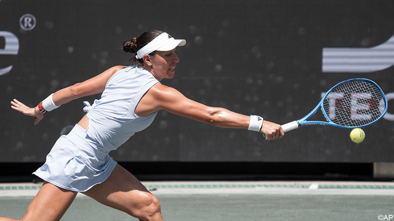 Topreekshoofd Jessica Pegula maakt favorietenrol waar met toernooizege ...