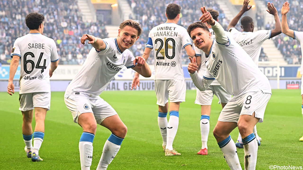Wervelend Club Brugge smeert KAA Gent pijnlijke forfaitnederlaag aan en is voor het eerst dit ...