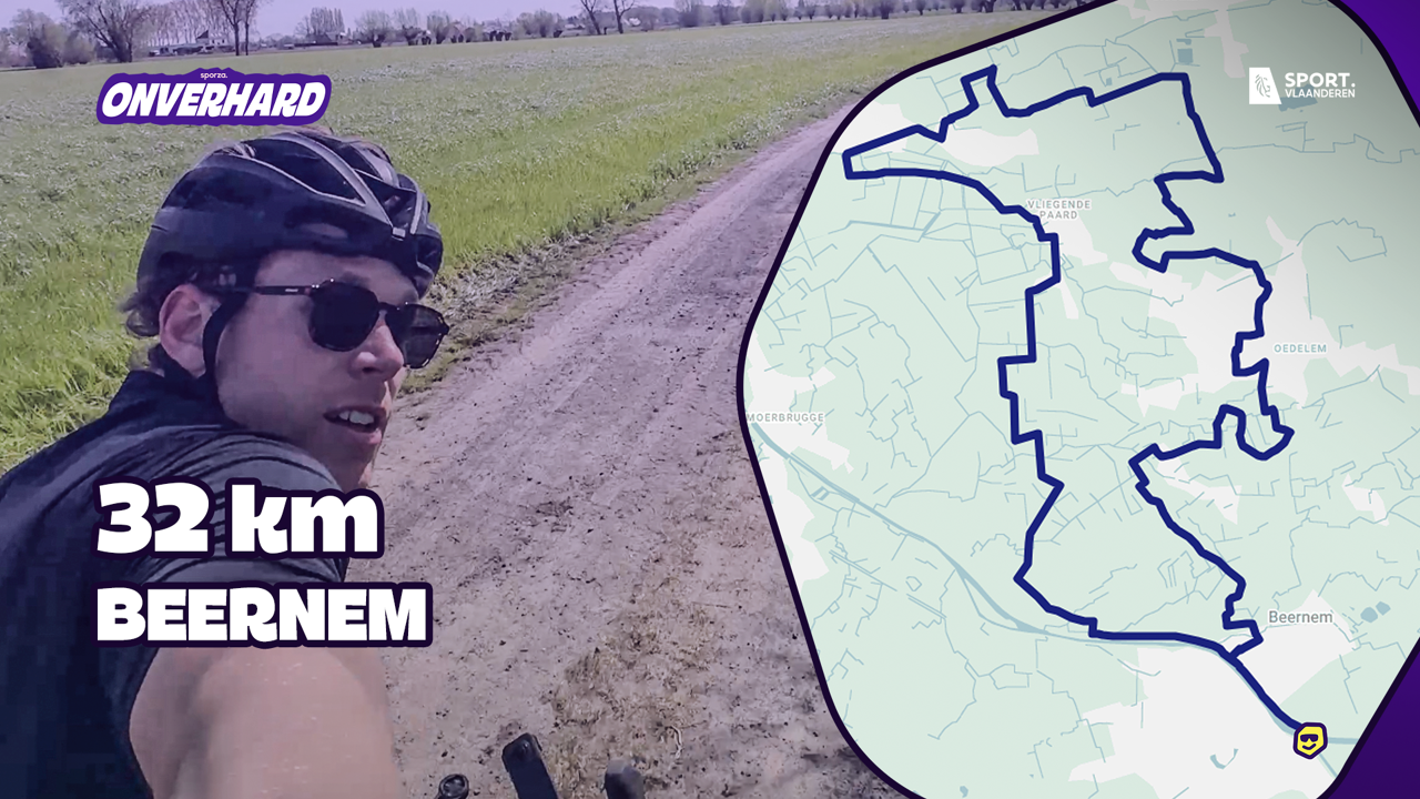 Ontdek net als Bavo de Onverhard-gravelroute in Beernem (32 km) | sporza