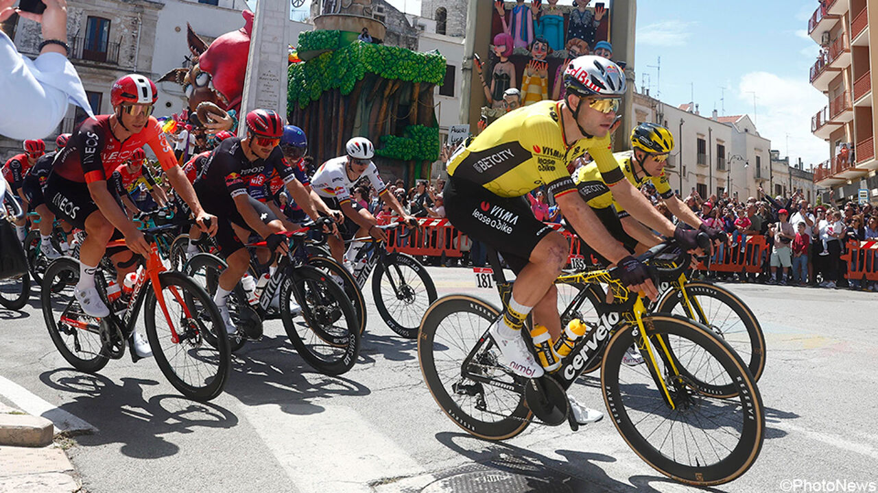 Wout van Aert kan rol als loods niet spelen in hectische finale: "We ...