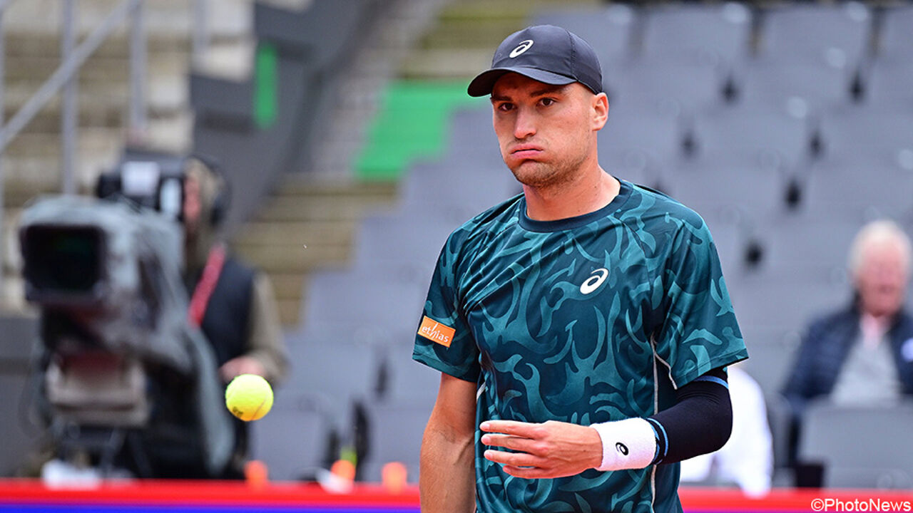 Geen Roland Garros en groot vraagteken bij Wimbledon: Raphaël Collignon ...