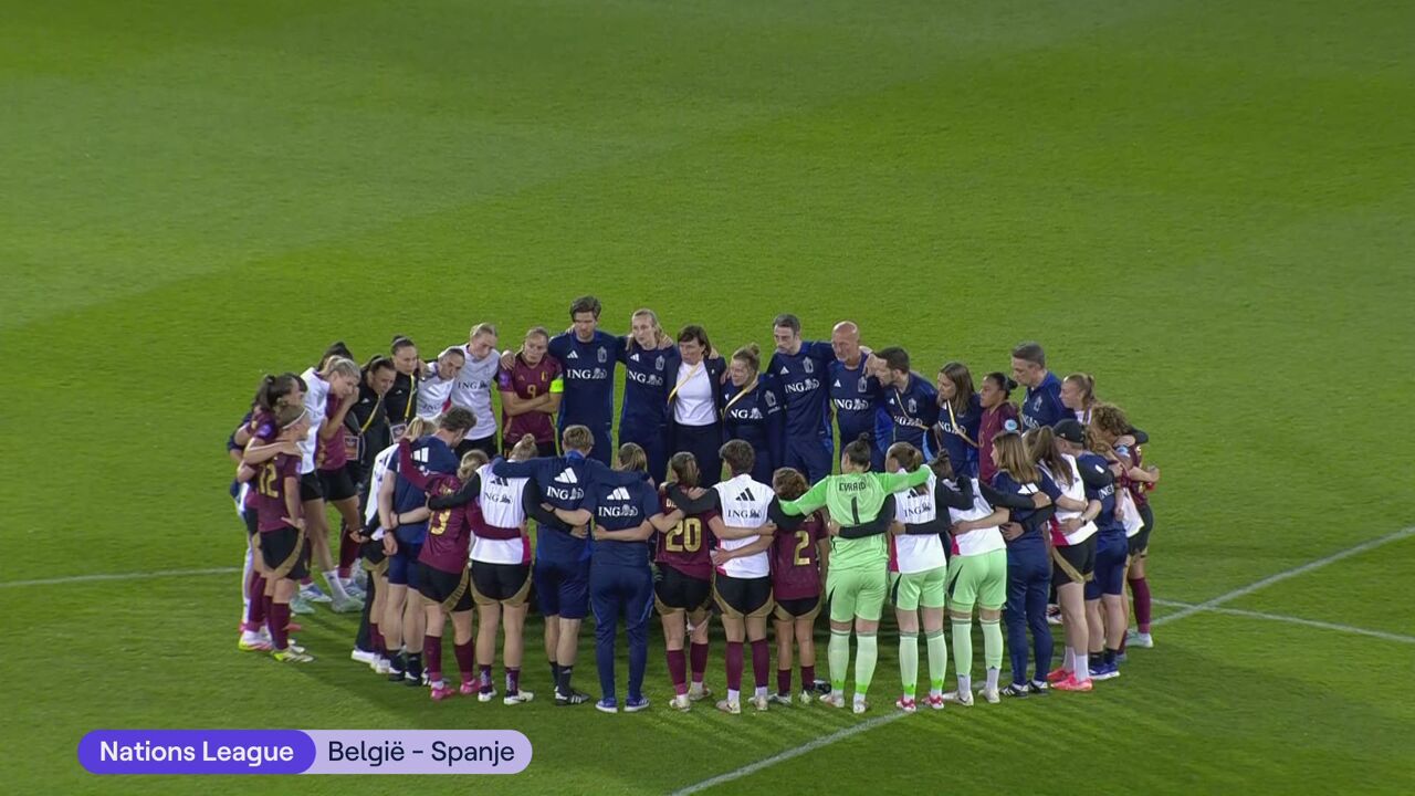Red Flames verliezen met 1-5 van wereldkampioen Spanje | sporza