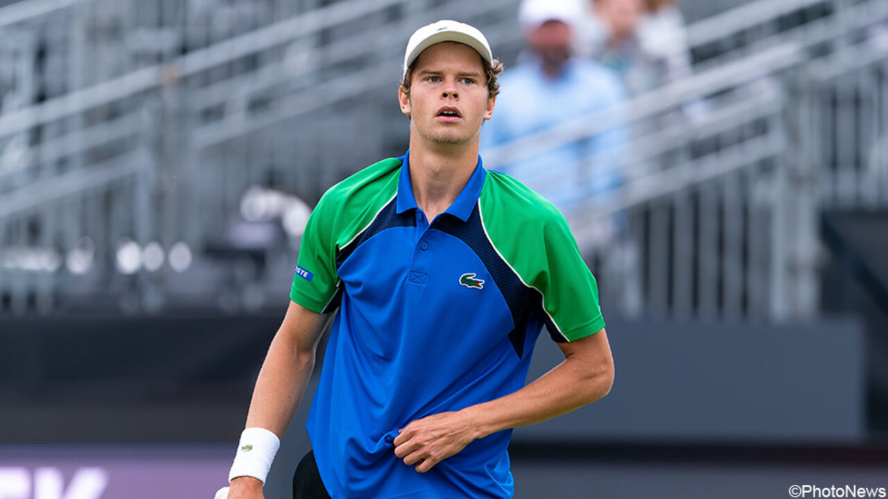 "Jammer dat ik nu niet tegen Zverev speel": Net geen nieuwe stunt voor ...