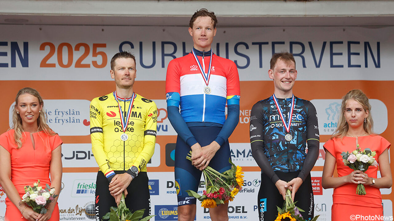 Daan Hoole kroont zich voor tweede jaar op een rij tot Nederlands kampioen tegen de klok | sporza