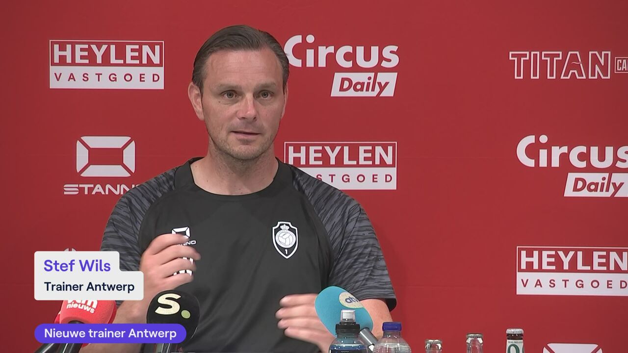 Antwerp heeft met Stef Wils nieuwe coach te pakken: "Kritiek is er ...