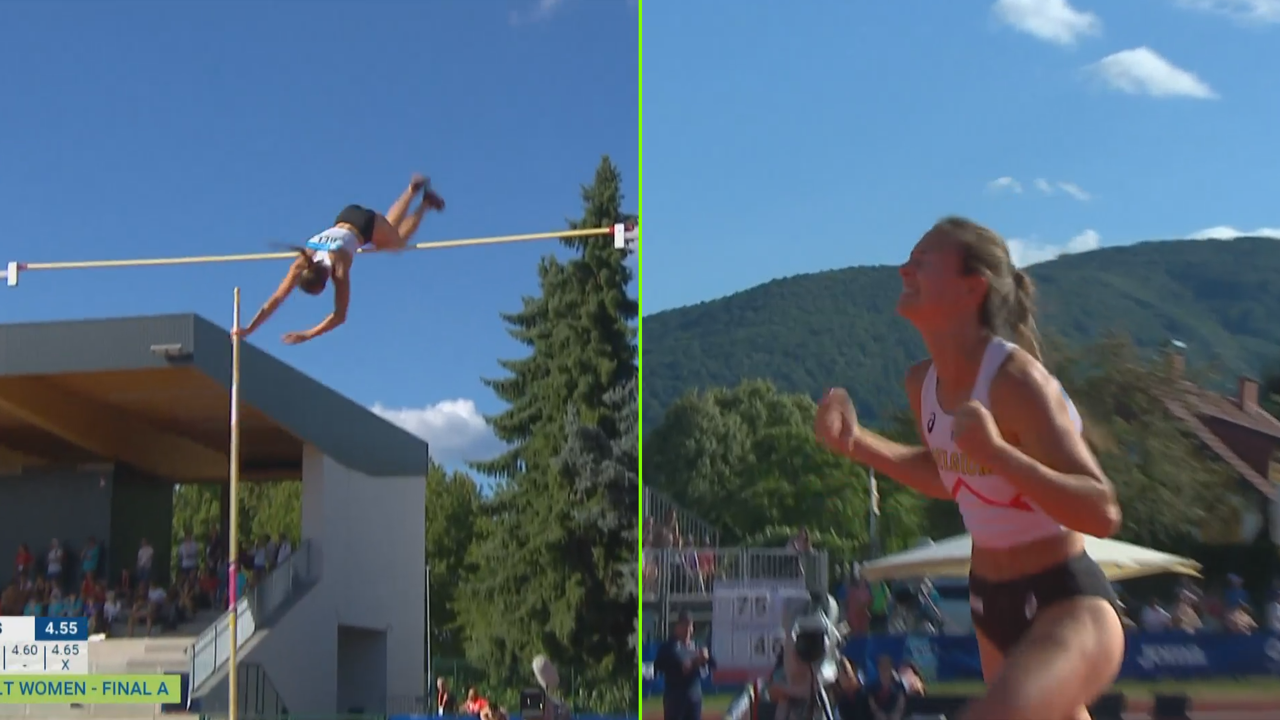 Nog eens 4 centimeter erbij! Elien Vekemans zet Belgisch record ...