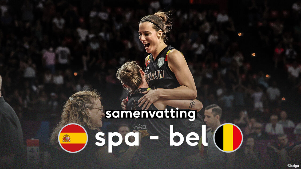 VIDEO - Samenvatting van Spanje - België op het EK basketbal | sporza