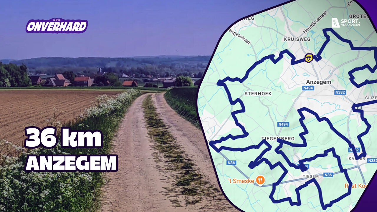 Ontdek de Sporza Onverhard-gravelroute in Anzegem (36 km) | sporza