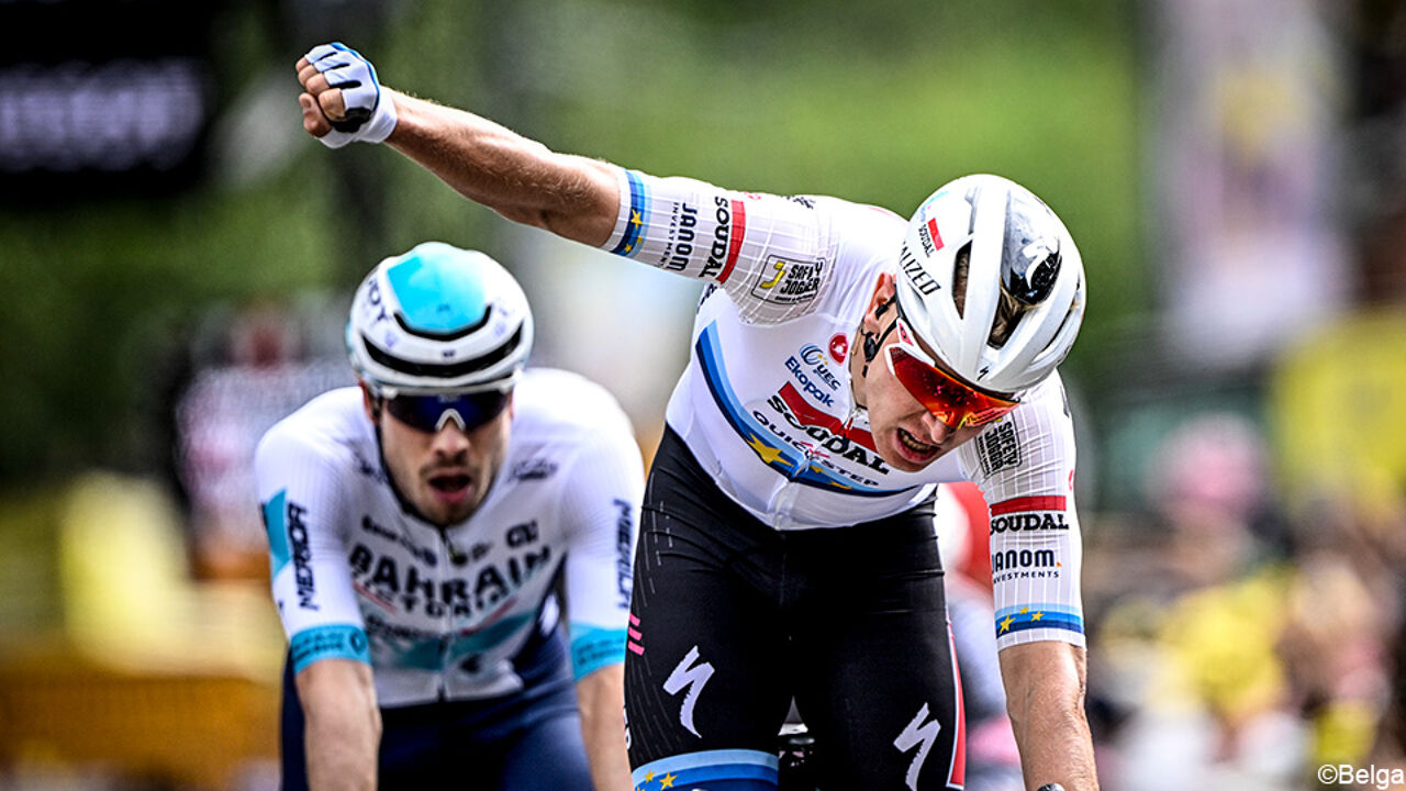 Een Belgische lach en een traan: Merlier wint tumultueuze ...