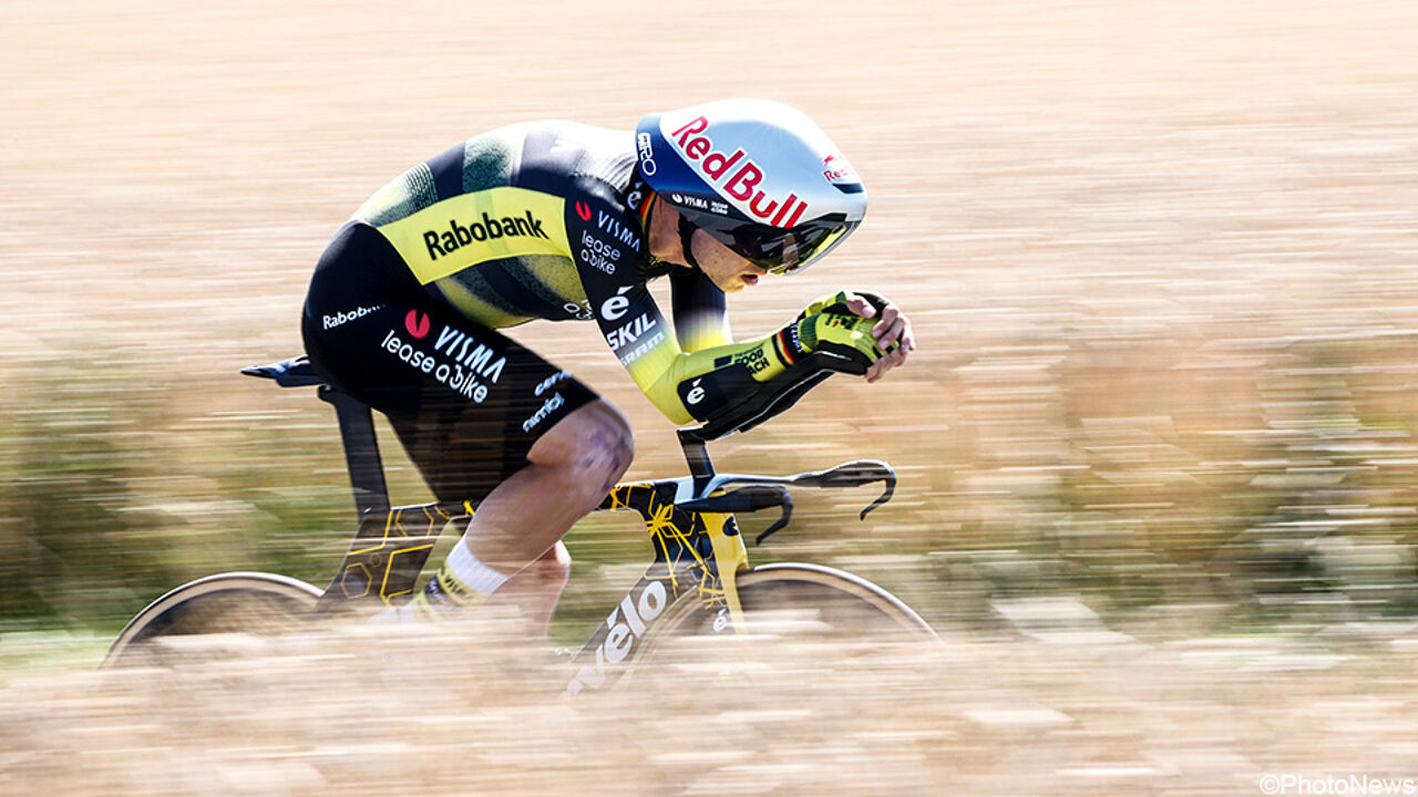 Wout van Aert nam snipperdag in tijdrit: "Zou enkel voluit gegaan zijn als ik nog goed stond in ...