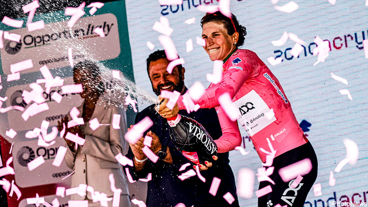 Dan toch een Italiaanse coup: Longo Borghini pakt roze over van Reusser, sterke Sarah Gigante ...