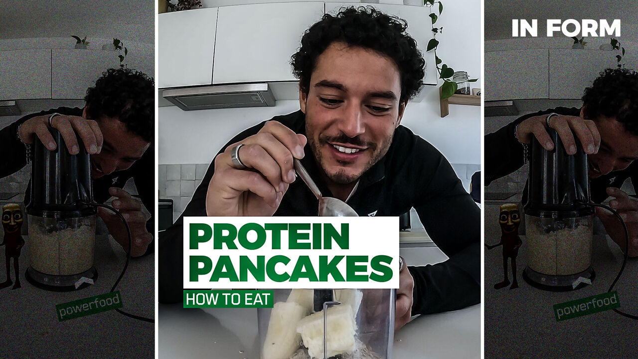 Ilias El Kostit deelt recept voor eiwitpannenkoeken mét tip voor ...