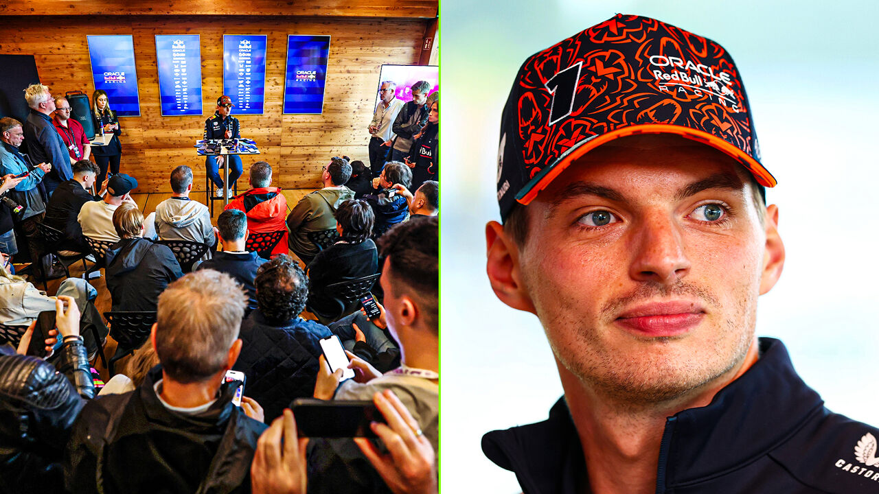 Perszaal in Spa barst uit voegen voor Verstappen, die Mercedes-vragen ...