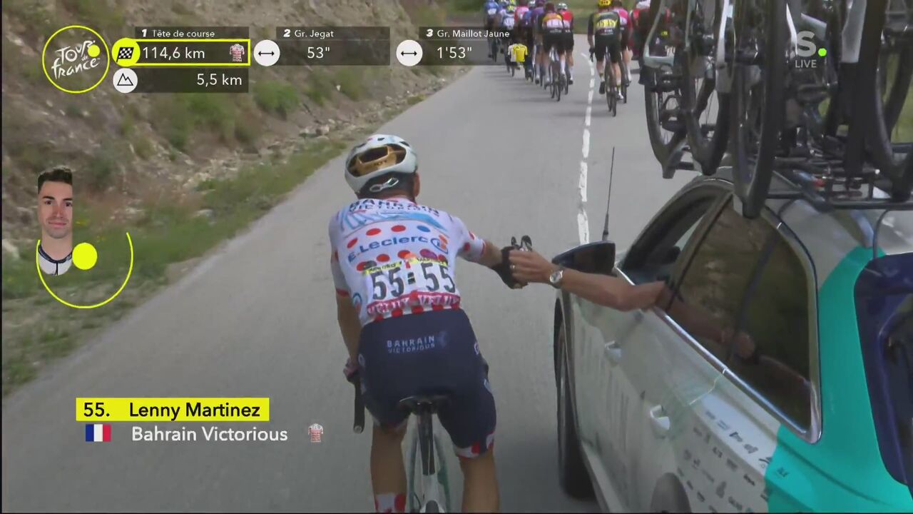 VIDEO - "Ze plakt aan de verkeerde hand": Lenny Martinez haalt alle ...