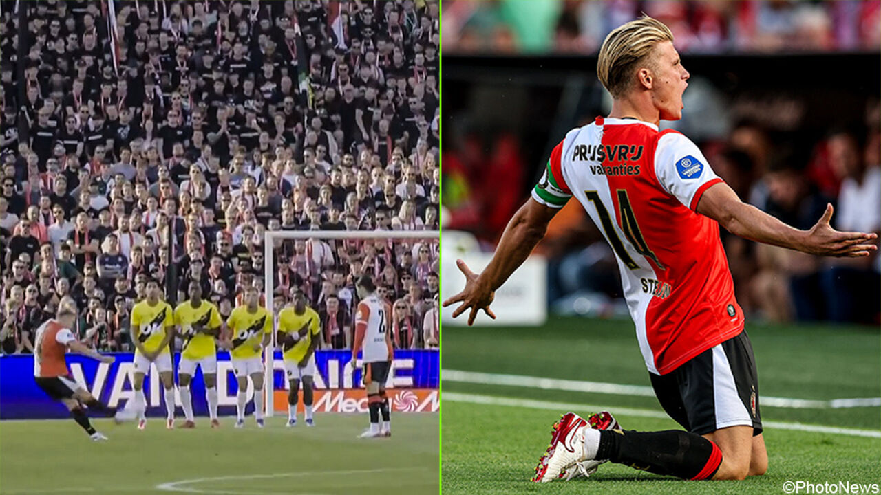 Wat een pareltje! Feyenoord-kapitein Steijn trapt zege tegen Carl ...