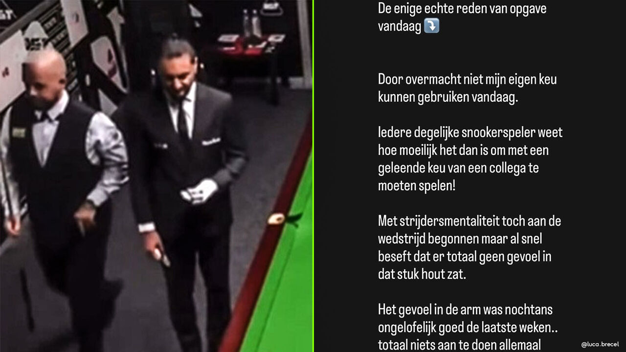 "Totaal geen gevoel in stuk hout": Luca Brecel verklaart "overmacht ...