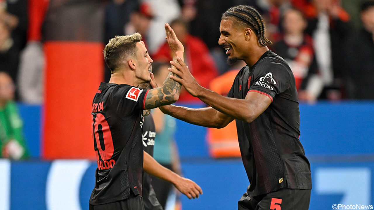 Zelfs met z'n negenen: Bayer Leverkusen pakt na exit van Erik ten Hag eerste seizoenszege tegen ...