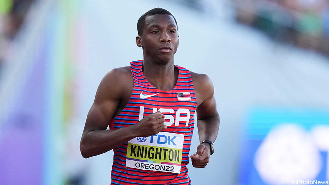 Erriyon Knighton (21), ooit de "nieuwe Usain Bolt" genoemd, wordt 4 ...