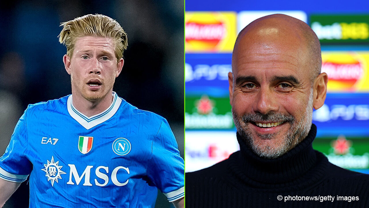 "Kevin is uniek, zijn start bij Napoli heeft me niet verrast": City-coach Pep Guardiola kijkt ...