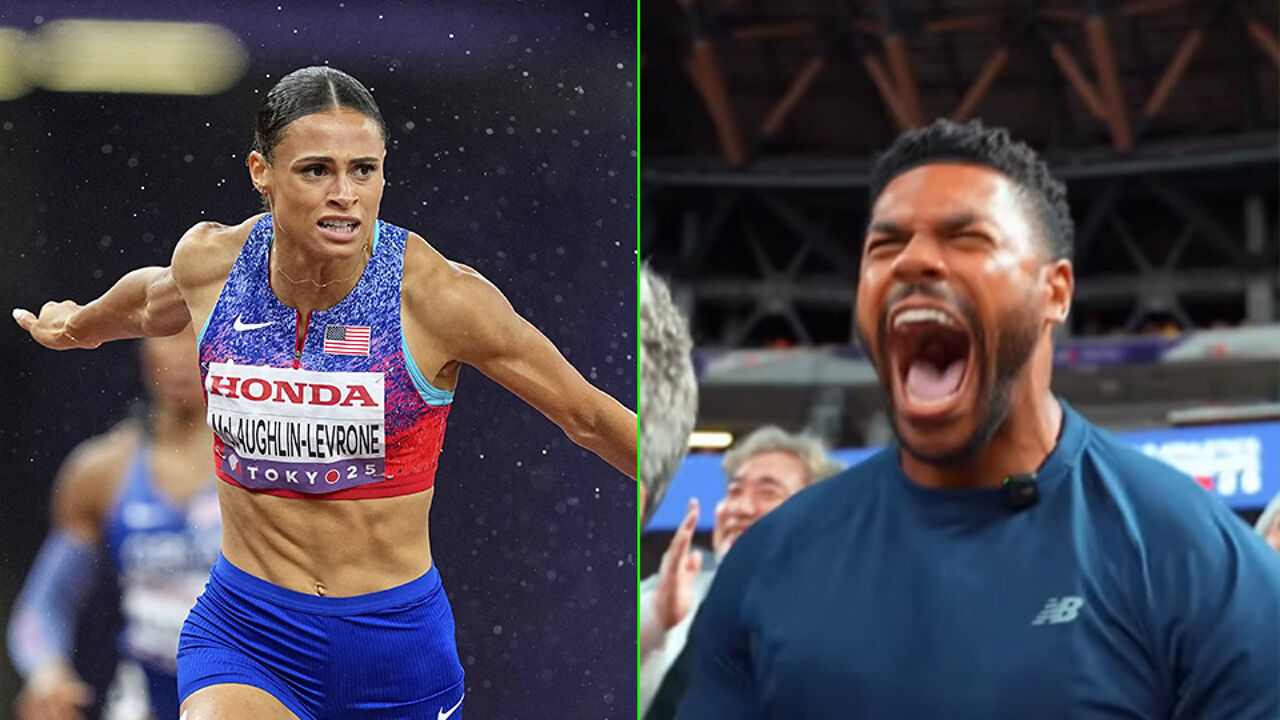 Echtgenoot Andre Levrone schreeuwt McLaughlin naar het goud: "Go, Syd! Go!" | sporza