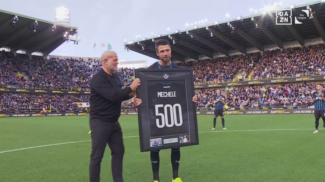 Hulde! Brandon Mechele wordt in de bloemetjes gezet voor zijn 500e ...