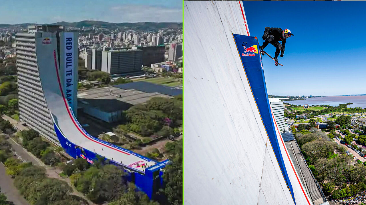 Waanzinnige beelden: skatelegende Sandro Dias breekt wereldrecord door ...