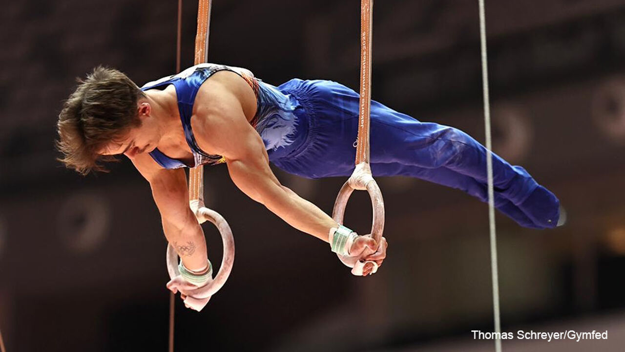 Glen Cuyle mag dromen van WK-finale aan de ringen, Victor Martinez ...